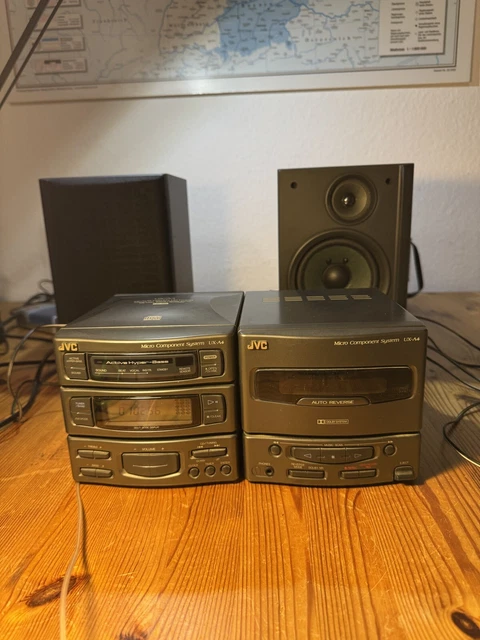 JVC-MICRO-STEREOANLAGE MODELL UX-A4 mit CD & Kassette (Reverse ...