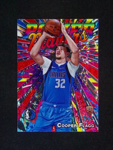 2025-26 TOPPS FLAGSHIP NBA Cooper Flagg #PP-16 #201 RC Power Players ...