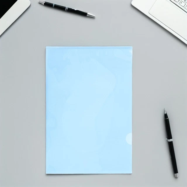 30PCS A4 PLASTIC Folders: L Type Project Pockets Paper Document Jacket ...