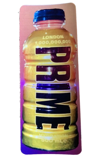 PRIME HYDRATION GOLD 1 BILLION BOTTLE HOLOGRAPHIC STICKERS | Limited 9 ...