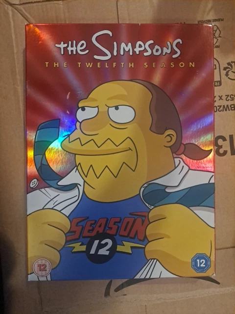 THE SIMPSONS THE Complete Season 12 Twelve Series Twelfth Dvd 4 Disc ...