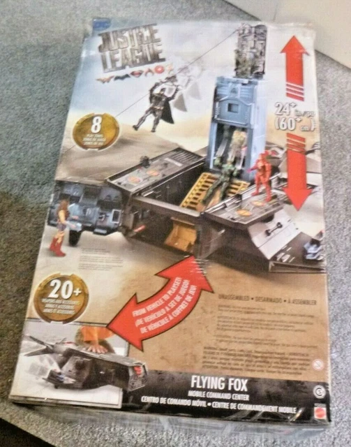 MATTEL'S DC JUSTICE League Flying Fox Mobile Command Center - Vehicle ...