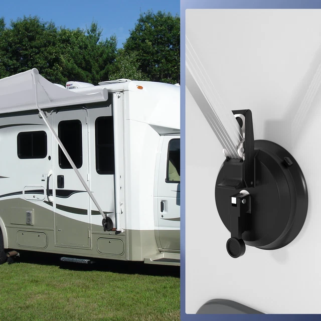 RV SUCKER CAMPER Caravan Awning Foot Holder Bracket For Thule/Fiamma ...