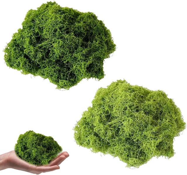 KÜNSTLICHES MOOS 100G - Langlebiges Fake Moos für Deko, Basteln ...