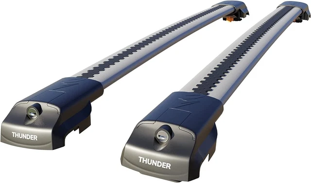 FORD RANGER LOCKABLE Cross Bars Roof Bar Rack 80 Kg Capacity 2012 ...