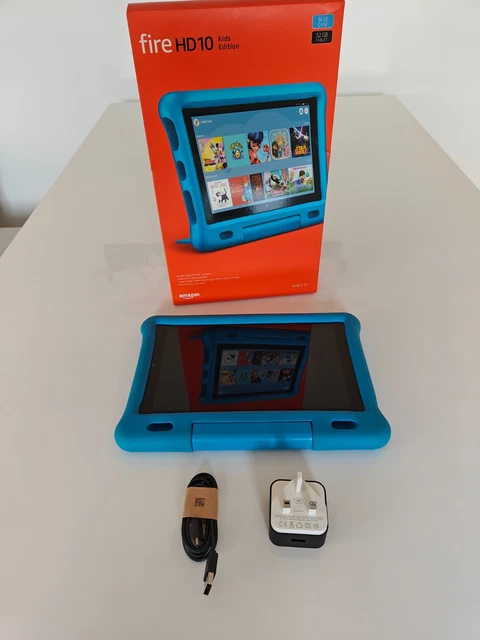 AMAZON FIRE HD 10 Kids Edition 32GB Tablet Blue £49.00 - PicClick UK