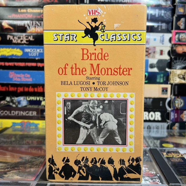 BRIDE OF THE Monster 1955 VHS New Bela Lugosi Ed Wood Tor Johnson B ...