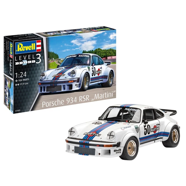 PORSCHE 934 RSR Martini 911 Turbo 1:24 Bausatz Standmodell Revell 07685 NEU EUR 29,99 - PicClick DE