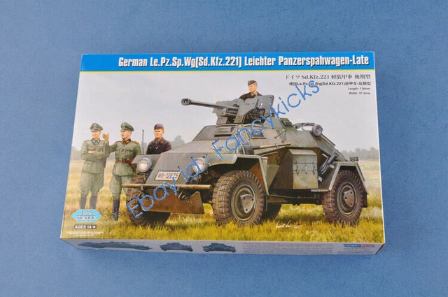 HOBBYBOSS MODEL KIT 1/35 SdKfz.222 Leichter Panzerspahwagen 2cm HB82442 ...