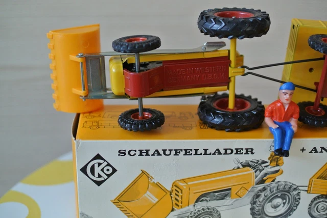 CKO KELLERMANN BLECHSPIELZEUG Nr. 445 A .Schaufellader + Anhänger mit OVP. EUR 34,50 - PicClick DE