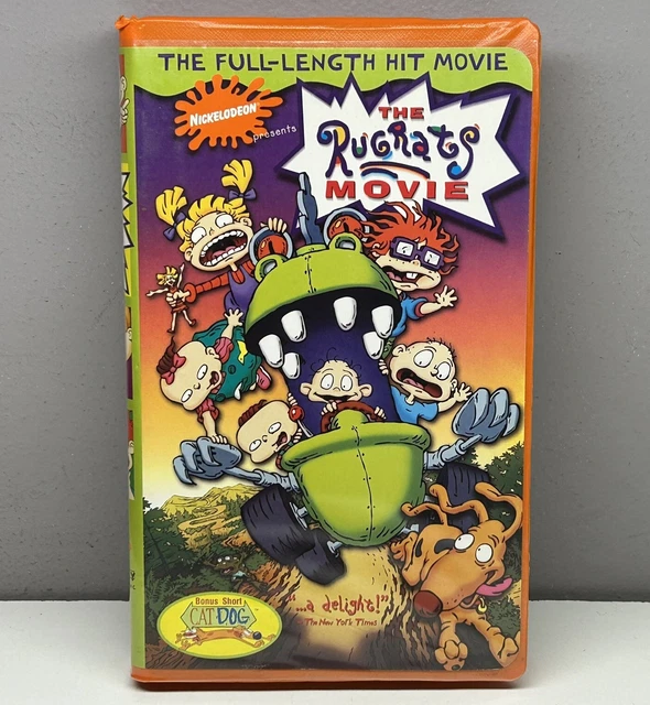 NICKELODEON RUGRATS THE Movie VHS Video Tape Nick Jr Orange VTG ...