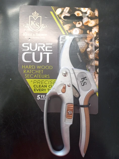 SURECUT HARD WOOD Ratchet Secateurs - 70100606 £14.99 - PicClick UK