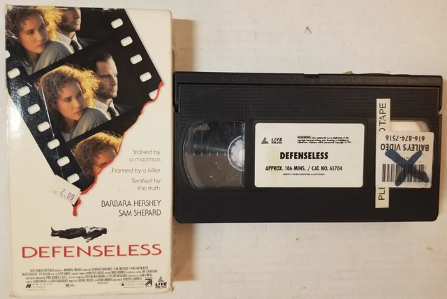 📼 VINTAGE 📼 Defenseless 📼 (VHS, 1991) 📼 Former Rental 📼 TESTED 📼 £6.70 ...