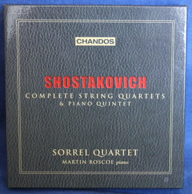 SHOSTAKOVIC - COMPLETE String Quartets Piano Quintet - Sorrel - Box 6 ...