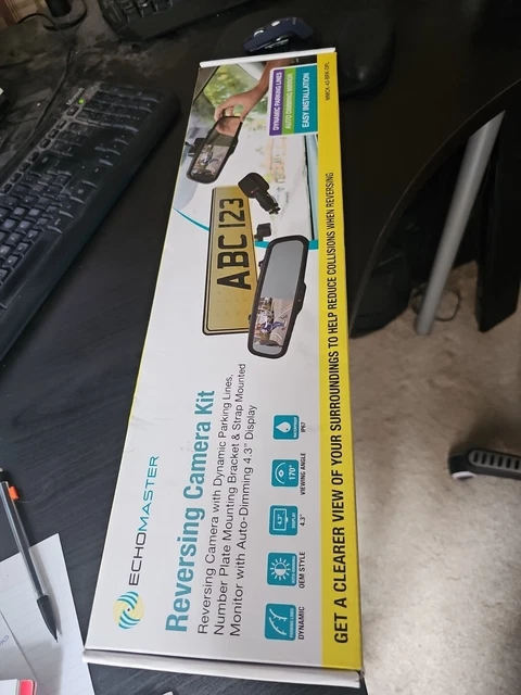 ECHOMASTER REVERSING CAMERA kit Mmck-43-brk / Easy Installation Box ...