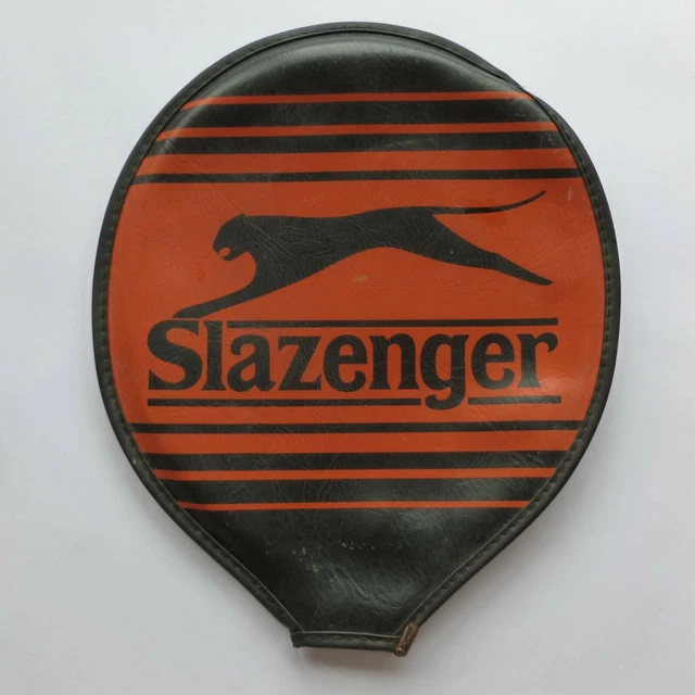 VINTAGE SLAZENGER BADMINTON Racket Cover - Black / Red £10.00 - PicClick UK