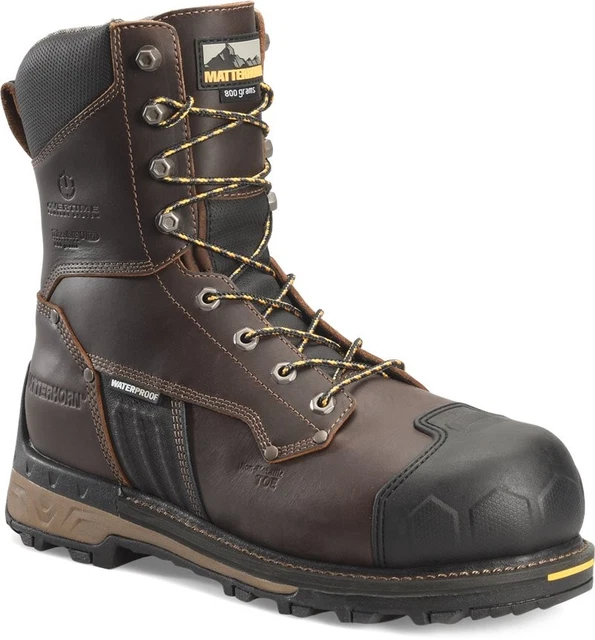 MATTERHORN MEN’S 8& Maximus Composite Toe Waterproof Insulated Work ...