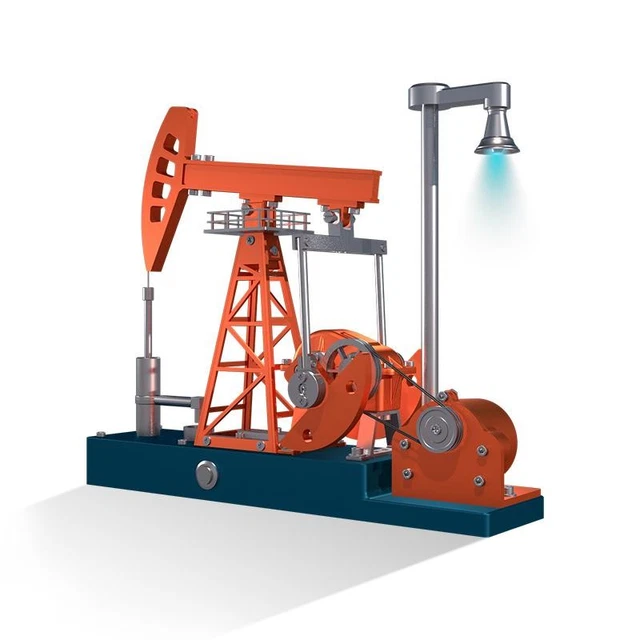 HIGH SIMULATION ASSEMBLED Metal TECHING Electric Oil Pumping Unit Model ...
