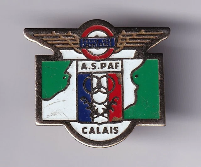 RARE PINS PIN'S .. Police Nationale Paf Air Frontieres Aspaf Calais 62 ...