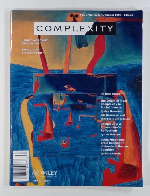 1998 COMPLEXITY SOCIAL Insects PHILOSOPHY OF SCIENCE brain imaging ...