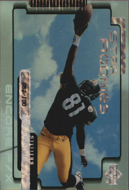 CARTE DE FOOTBALL 1999 Upper Deck Encore F/X Pittsburgh Steelers #207 ...