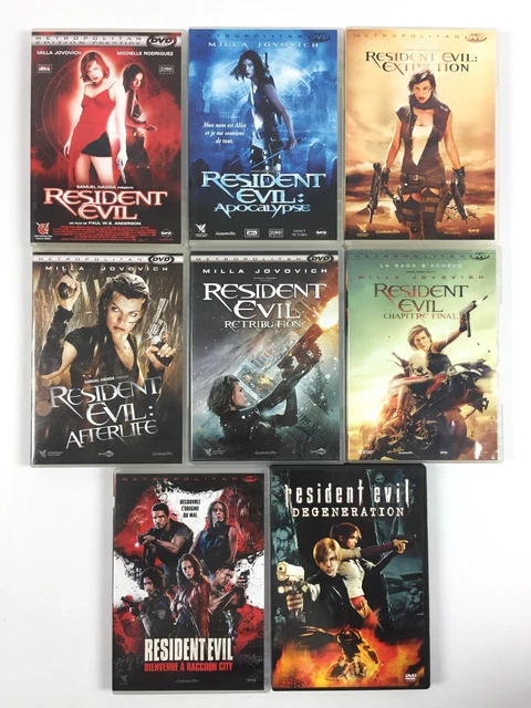 RESIDENT EVIL COLLECTION L'intégrale / Lot 8 DVD / Films 1 à 7 + L ...