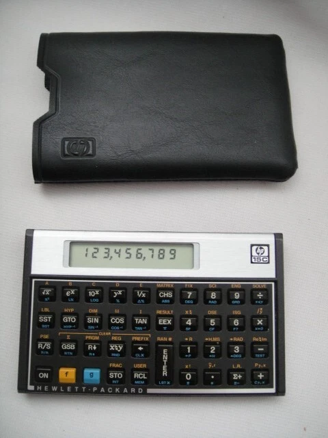 VINTAGE HEWLETT PACKARD HP-15C Scientific Calculator ~ USA + Case ...