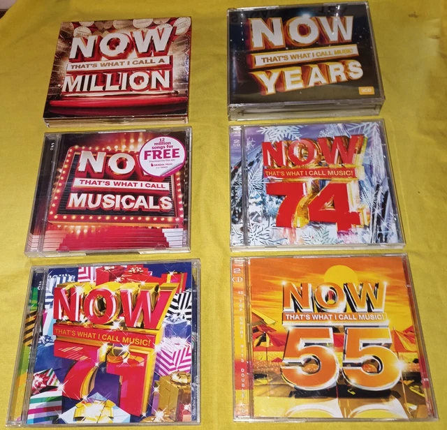 NOW THAT'S WHAT I Call Music Job Lot CDs, 6 x Titles, 14 CDs, 2000s £4. ...