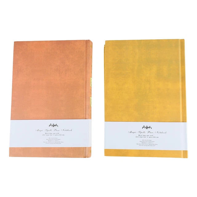 A5 SIZE NOTEBOOK Hot Stamping Ruled Paper Notebook Multi Purpose Retro ...