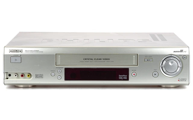 PHILIPS VR910 ALTA Calidad 6-Kopf VHS Videorecorder/Servicio 1 Año de ...