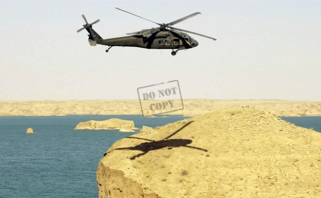 US ARMY (USA) UH-60 Black Hawk helicopter Iraqi Freedom IV 8x12 ...
