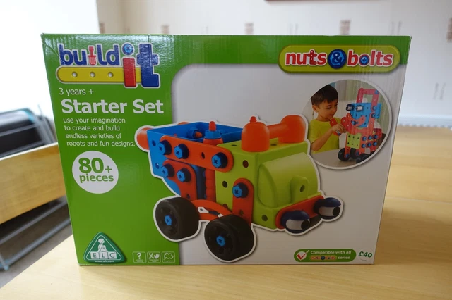 EARLY LEARNING CENTRE ELC Nuts & Bolts Build It Starter Mechano Set ...