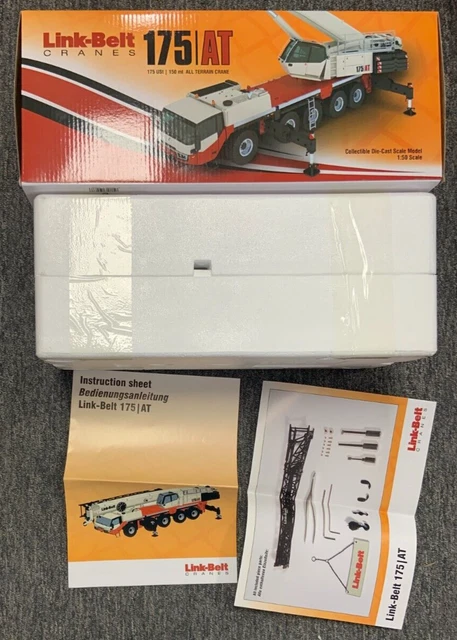 LINK-BELT CRANES 175AT USt All Terrain Crane 1:50 Scale Die Cast Model ...