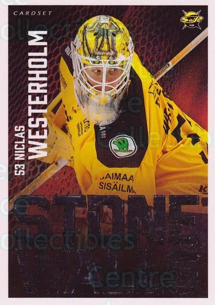 2021-22 FINNISH CARDSET Stone Walls #6 Niclas Westerholm $3.00 ...
