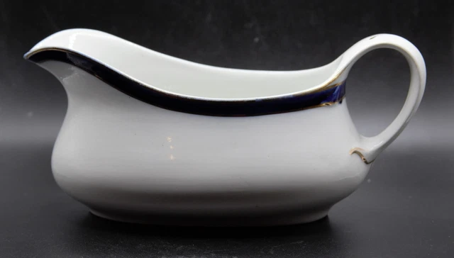 VINTAGE ALFRED MEAKIN Bleu De Roi Gravy Boat England China £14.22 ...