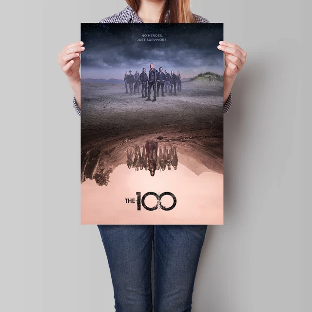 THE 100 POSTER TV Series Eliza Taylor Bob Morley 16.6 x 23.4 in (A2 ...