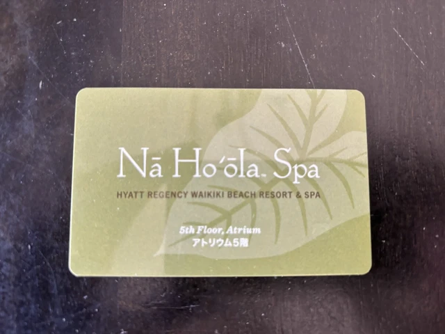 HYATT REGENCY WAIKIKI Beach Resort & Spa. Hotel Room Key Card. Na Ho ...