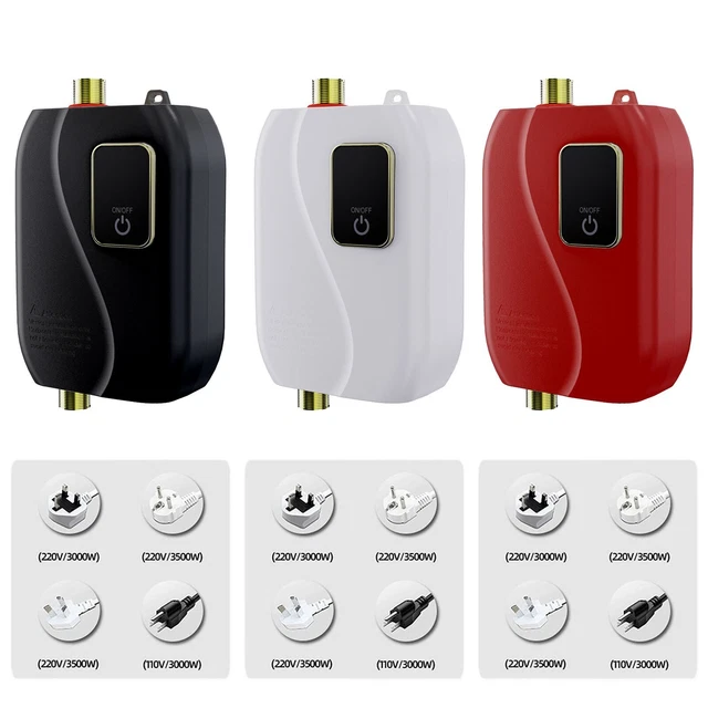 MINI CHAUFFE-EAU ÉLECTRIQUE sans réservoir obtenez de l'eau chaude partout où EUR 104,06 ...