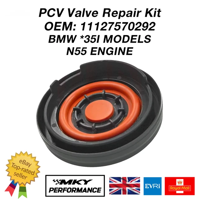 BMW N55 PCV Diaphragm Valve Cover Repair Kit Cap 335I M135I M235I 435I ...