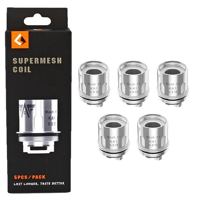 GEEKVAPE SUPERMESH X1 0.2Ω Coil – Pack of 5 £9.20 - PicClick UK