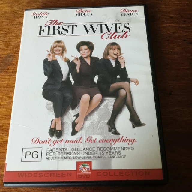 Goldie Hawn Film First Wives Club DVD - Bette Midler, Goldie Hawn ...