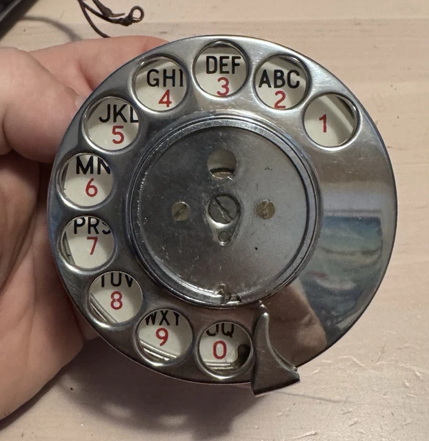 GPO DIAL NO 12 Incl Cloth Lead,Retaining Clip And Opal £10.80 - PicClick UK