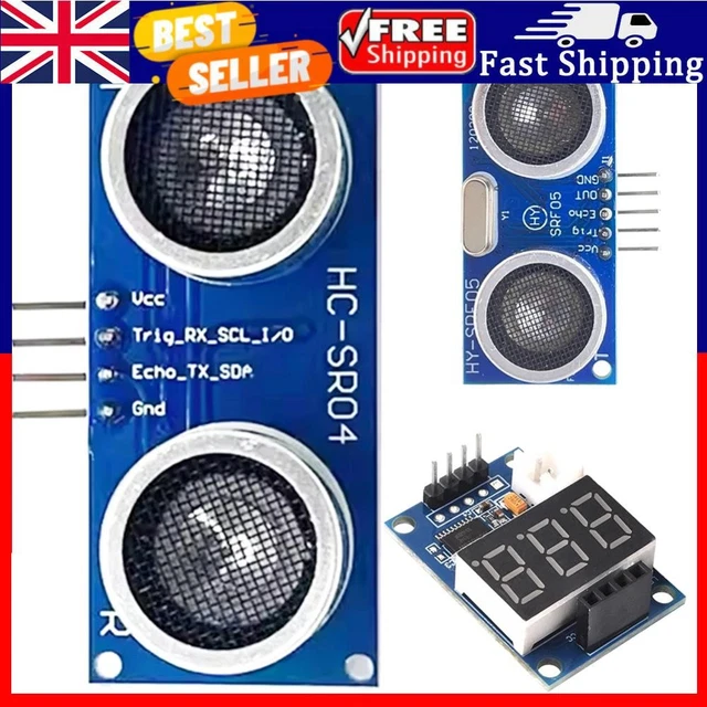 HC-SR04/HY-SRF05 ULTRASONIC MODULE Ultrasonic Sensor Distance Sensor ...