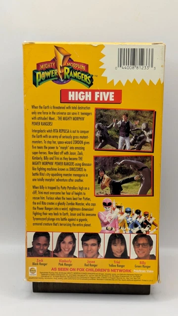 MIGHTY MORPHIN POWER Rangers - High Five (VHS, 1993) Tested £7.57 ...