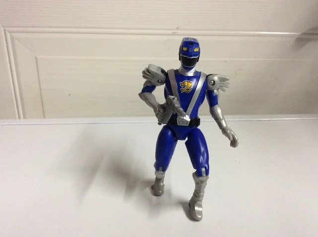 FIGURINE LION BLUE Ranger Power Rangers RPM Full Throttle Rapid Pursuit ...