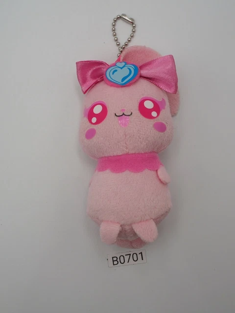 DOKI DOKI PRETTY Cure B0701 Precure Sharuru Bandai 2013 Portachiavi mascotte 4" peluche EUR 13 ...