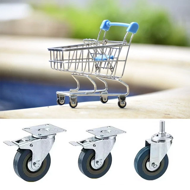 ACCESSORI MOBILI ROTANTE rullo universale ricino ricino ruote trolley ...