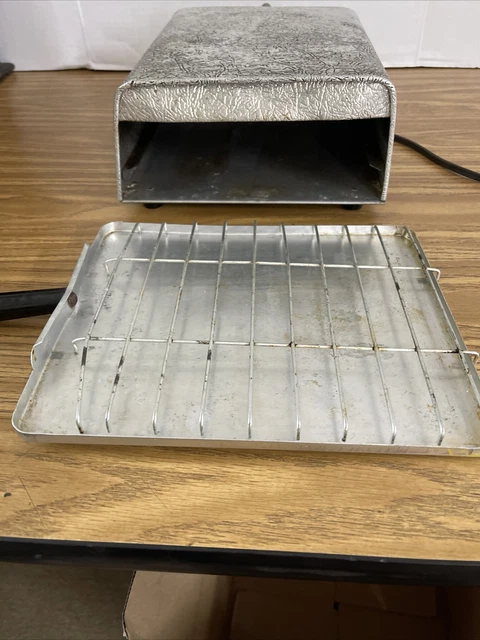 RARE 1960S MUNSEY Toaster/Broiler with pan and wire rack. Model 10BC ...
