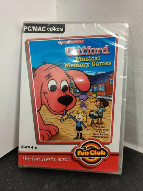 CLIFFORD MUSICAL MEMORY Games Fun Club range PC Game Brand New & Sealed ...