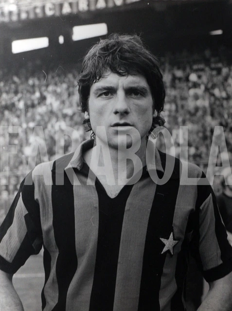 FOTO VINTAGE CALCIO, Inter, Mario Bertini, anni Settanta, stampa 24 x ...